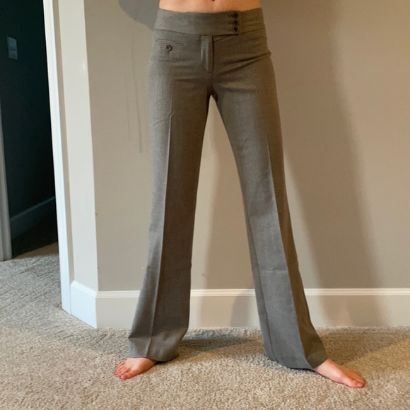 BCBGMaxAzria | Pants & Jumpsuits | Bcbg Grey Wool Pants Size | Poshmark